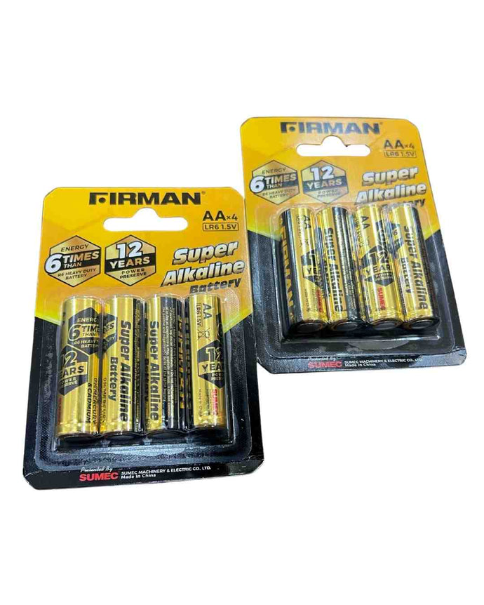 Fireman Super Alkaline Battery Aa Lr6 1.5V – OjaOba.com