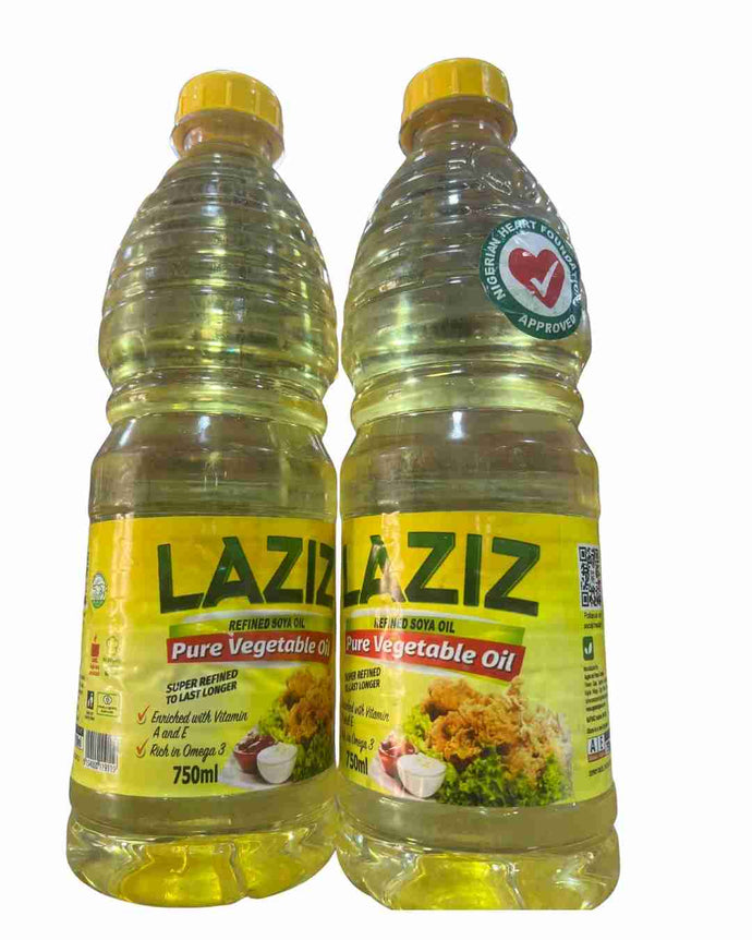 Laziz Pure Vegetable Oil 750ml – OjaOba.com