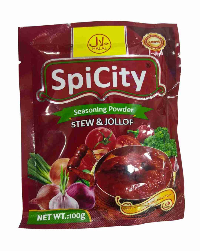 Spicity Stew And Jollof Seasoning Powder 100g – OjaOba.com